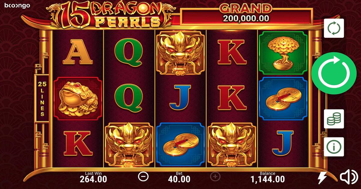Avis, Bonus et Jeu Gratuit de la Machine à Sous 15 Dragon Pearls
