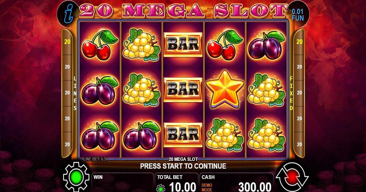 20 Mega Slot Slot Bewertung, Demo & Boni (96.12% RTP)