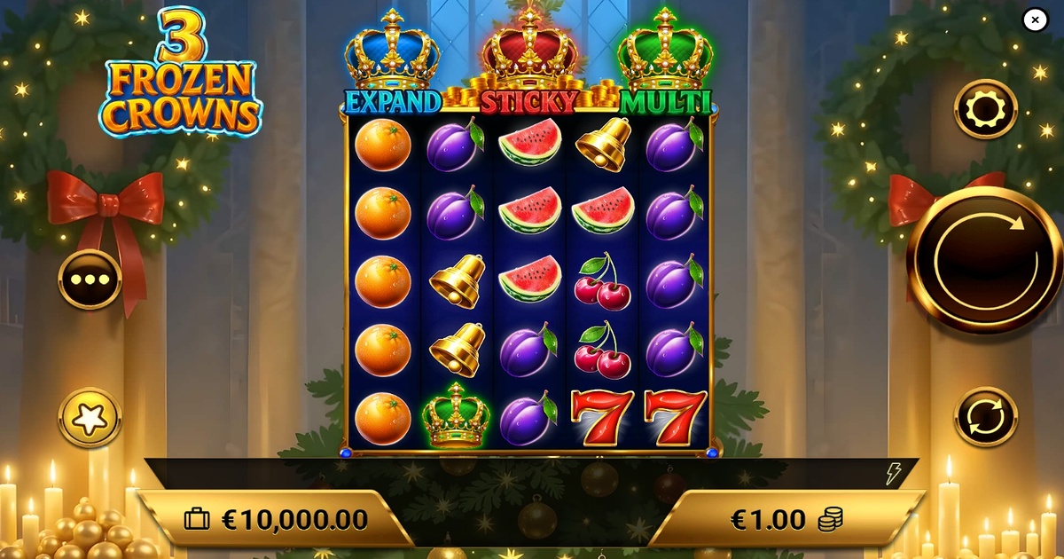 3 Frozen Crowns Slot Review, Bonuses & Free Play