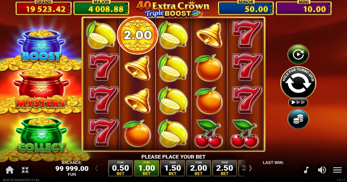 40 Extra Crown Triple Boost Golden Coins Link Slot Review, Bonuses ...