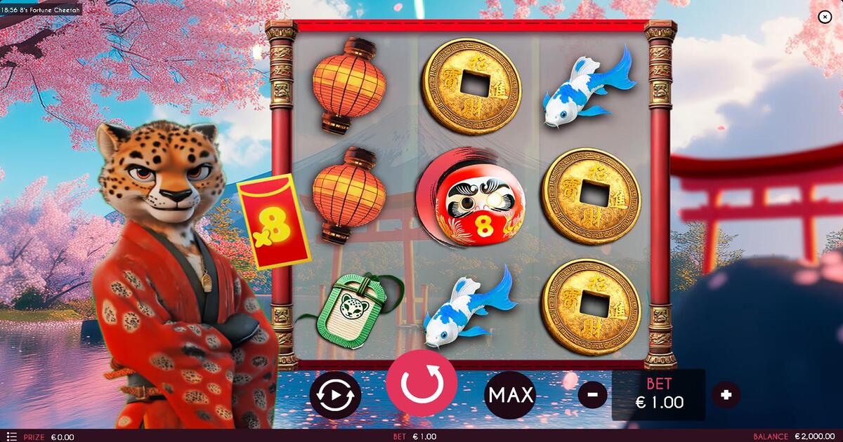 8s Fortune Cheetah Slot Review, Bonuses & Free Play (97.51% RTP)