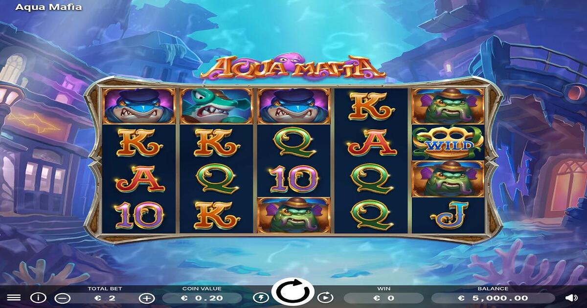 Aqua Mafia Slot Review, Bonuses & Free Play (95.8% RTP)