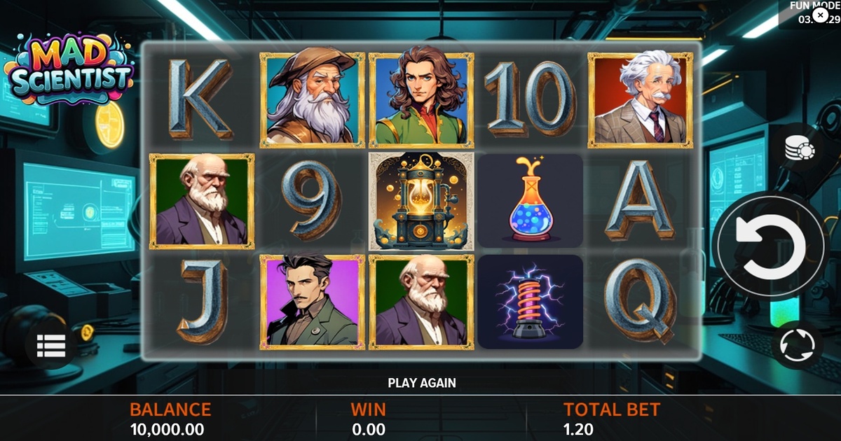 Avis, Bonus et Jeu Gratuit de la Machine à Sous Aspect Gaming Mad Scientist