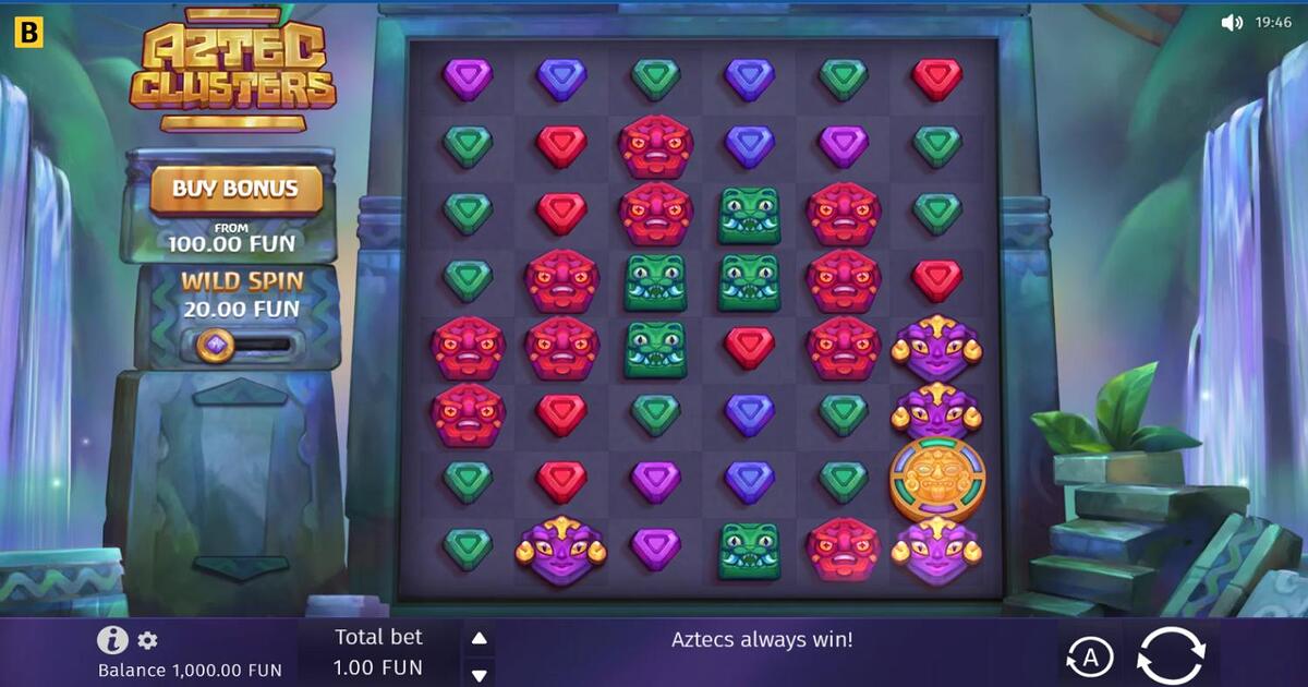 Aztec Clusters Demo - Reseña y Juego Gratis (97% RTP)
