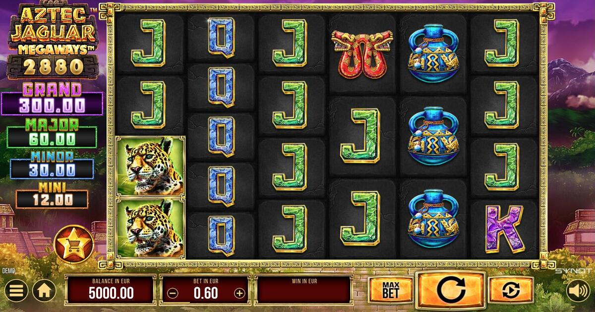 Aztec Jaguar Megaways Slot Bewertung, Demo & Boni (98.11% RTP)