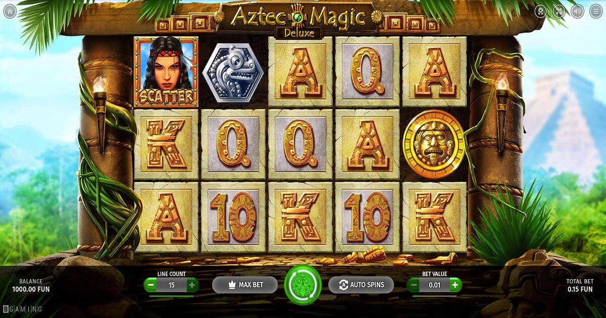 Aztec Magic Deluxe Slot Bewertung, Demo & Boni (96.96% RTP)