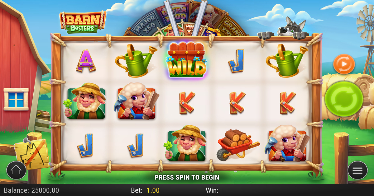 Barn Busters Slot Review, Bonuses & Free Play (96.2% RTP)