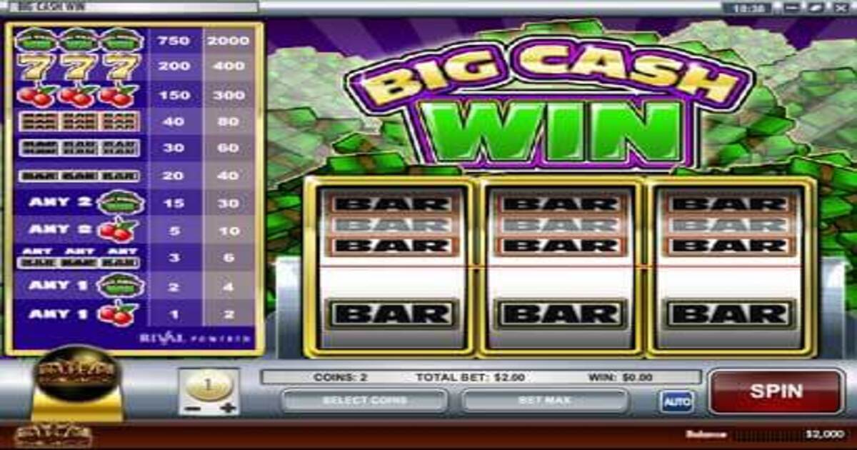 Big Cash Win Slot Bewertung, Demo & Boni (95.43% RTP)