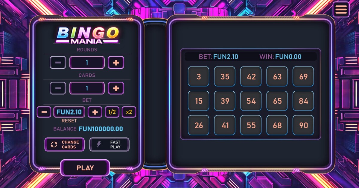 Bingo Mania Review, Bonuses & Free Play