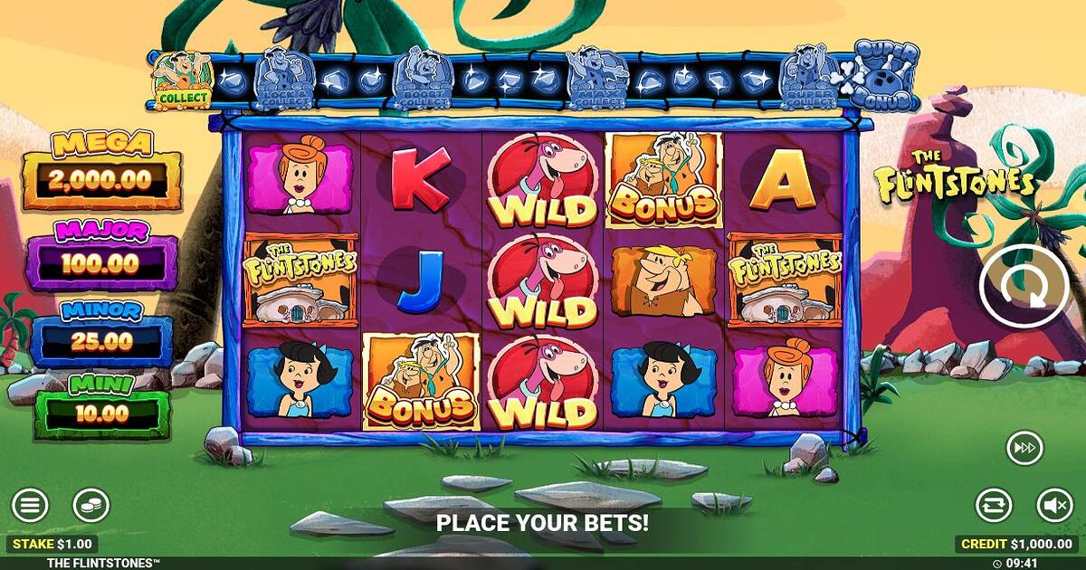 Blueprint Gaming The Flintstones Slot Bewertung, Demo & Boni (95% RTP)