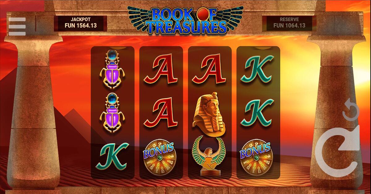 Book of Treasures Slot Bewertung, Demo & Boni (95.35% RTP)