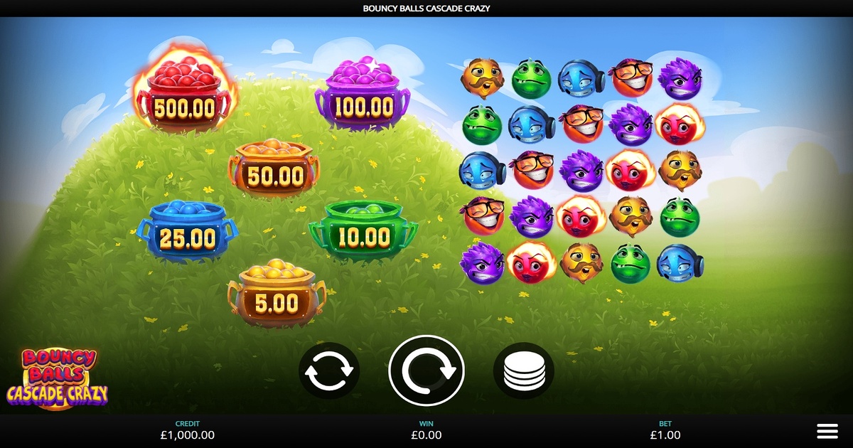 Bouncy Balls Cascade Crazy Slot Bewertung, Demo & Boni (95.15% RTP)