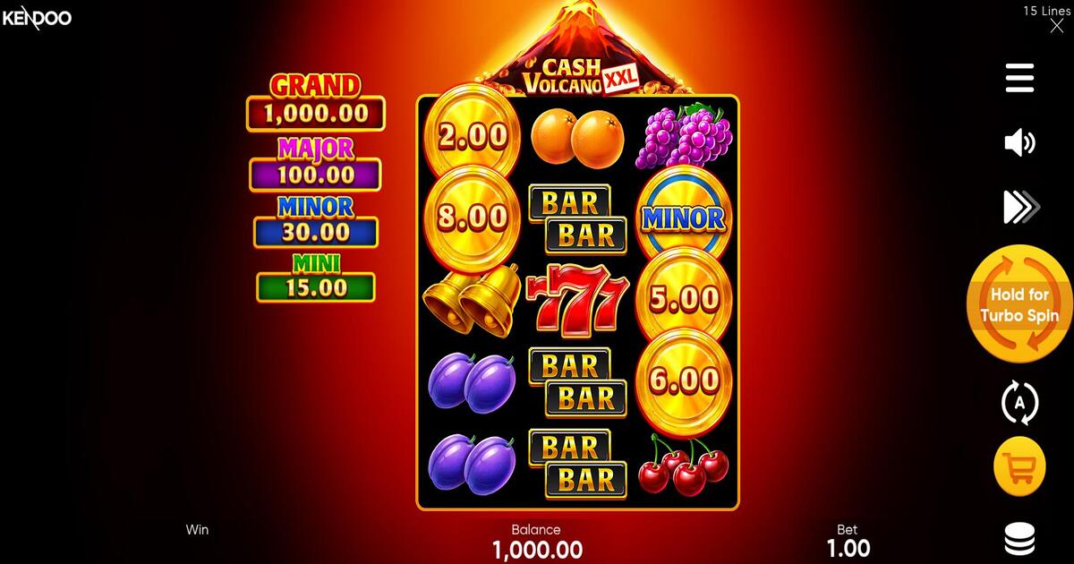 Cash Volcano XXL Hold and Win 3x5 Slot Review, Bonuses & Free Play (96. ...