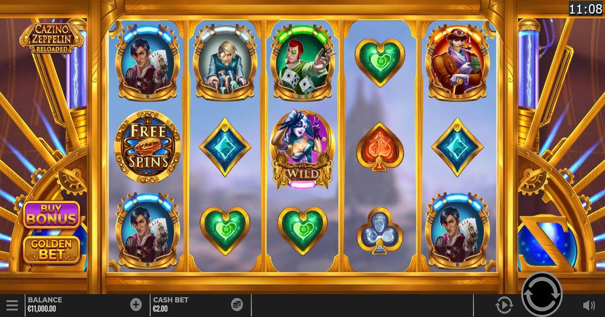Cazino Zeppelin Reloaded Slot Bewertung, Demo & Boni (96% RTP)