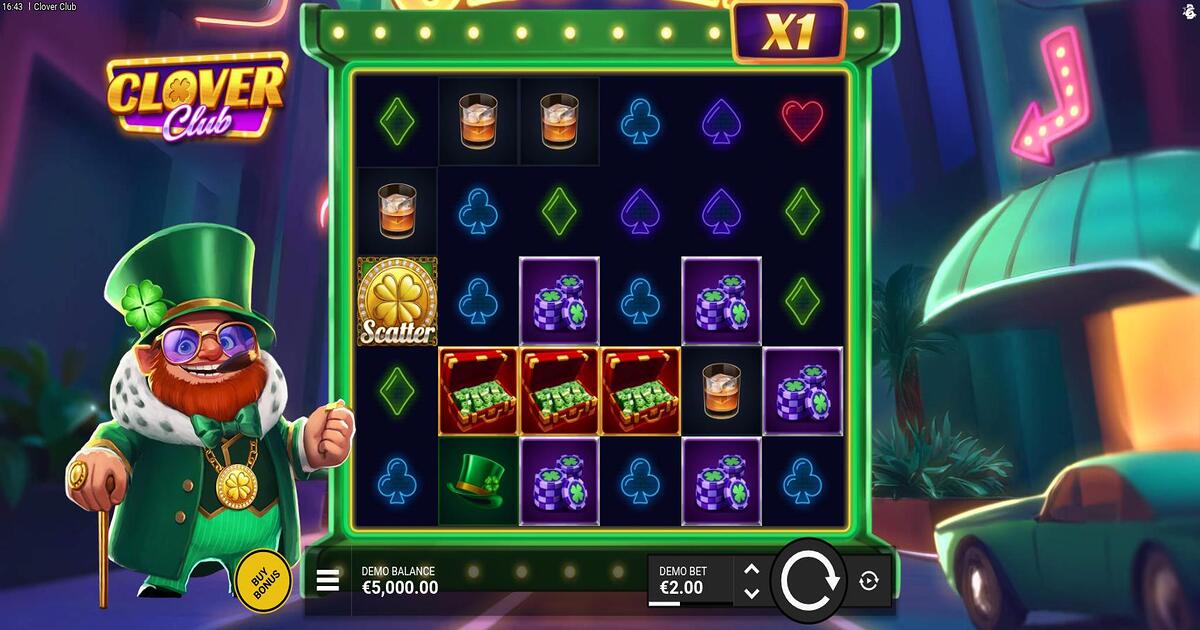 Clover Club Slot Review, Bonuses & Free Play (96.33% RTP)