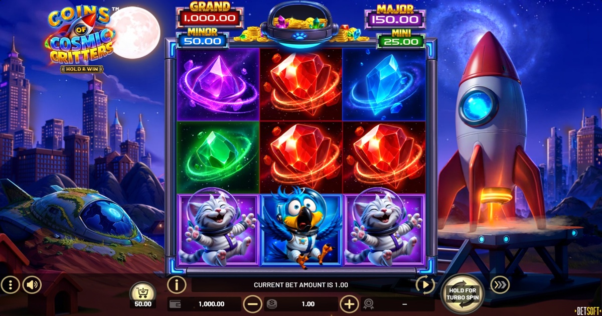 Coins of Cosmic Critters Hold and Win Slot Review, Bonuses & Free Play ...