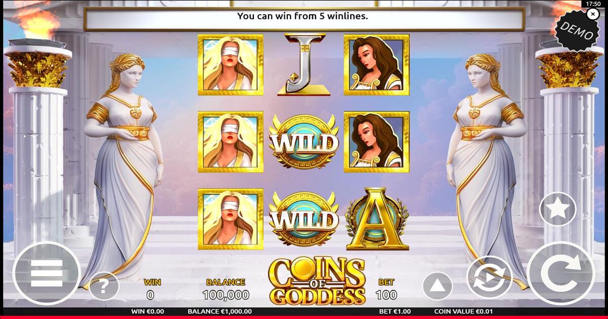 Coins of Goddess Slot Review, Bonuses & Free Play (95.7% RTP)