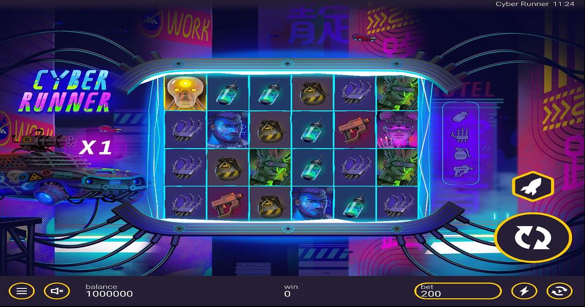 Cyber Runner Slot Review, Bonuses & Free Play (96% RTP)