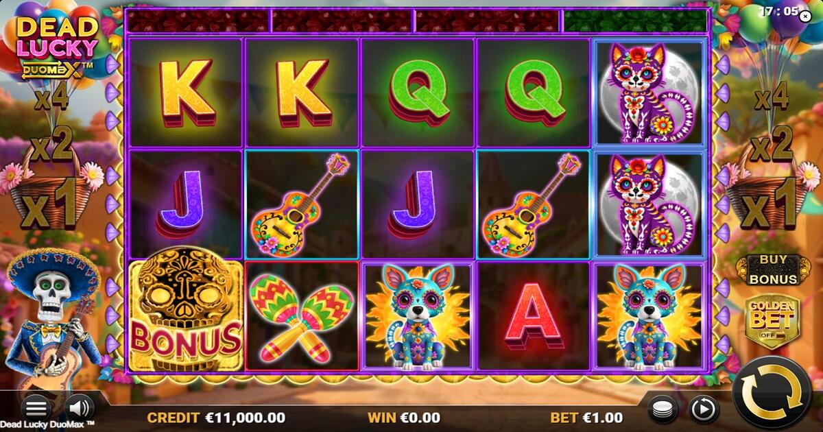 Dead Lucky DuoMax Slot Review, Bonuses & Free Play (94% RTP)