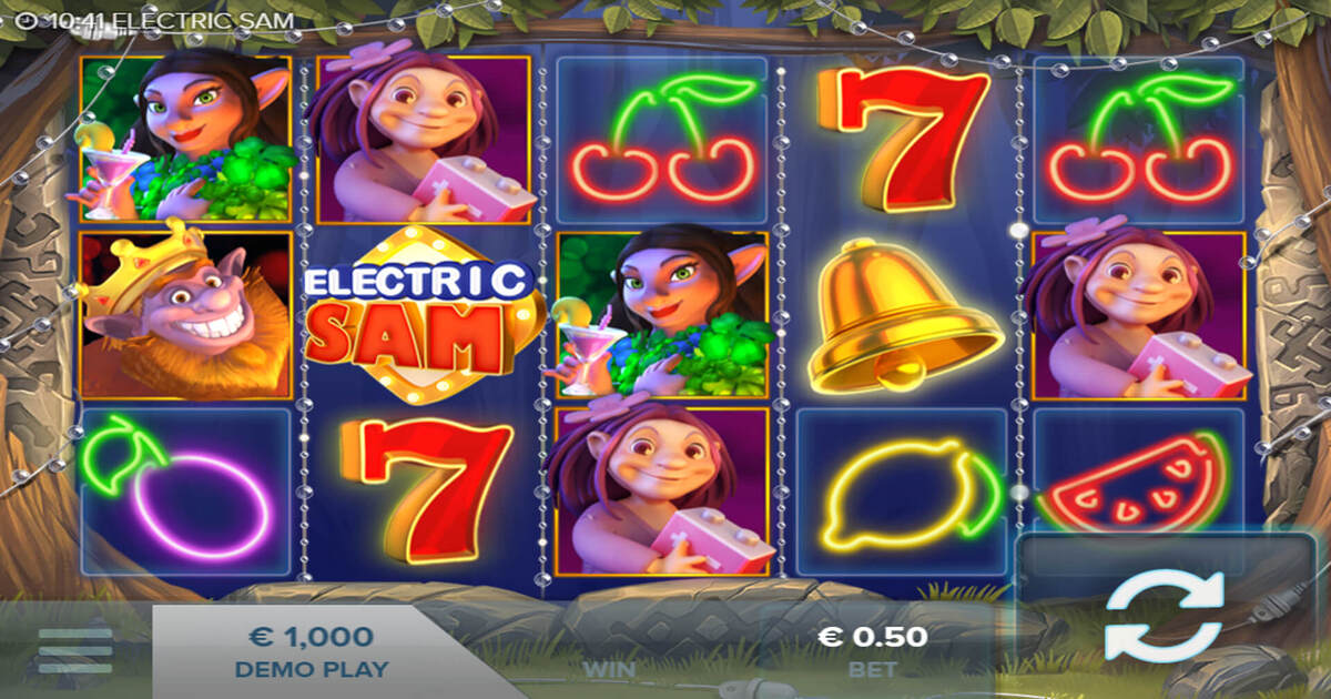 Electric Sam Slot Bewertung, Demo & Boni (96% RTP)