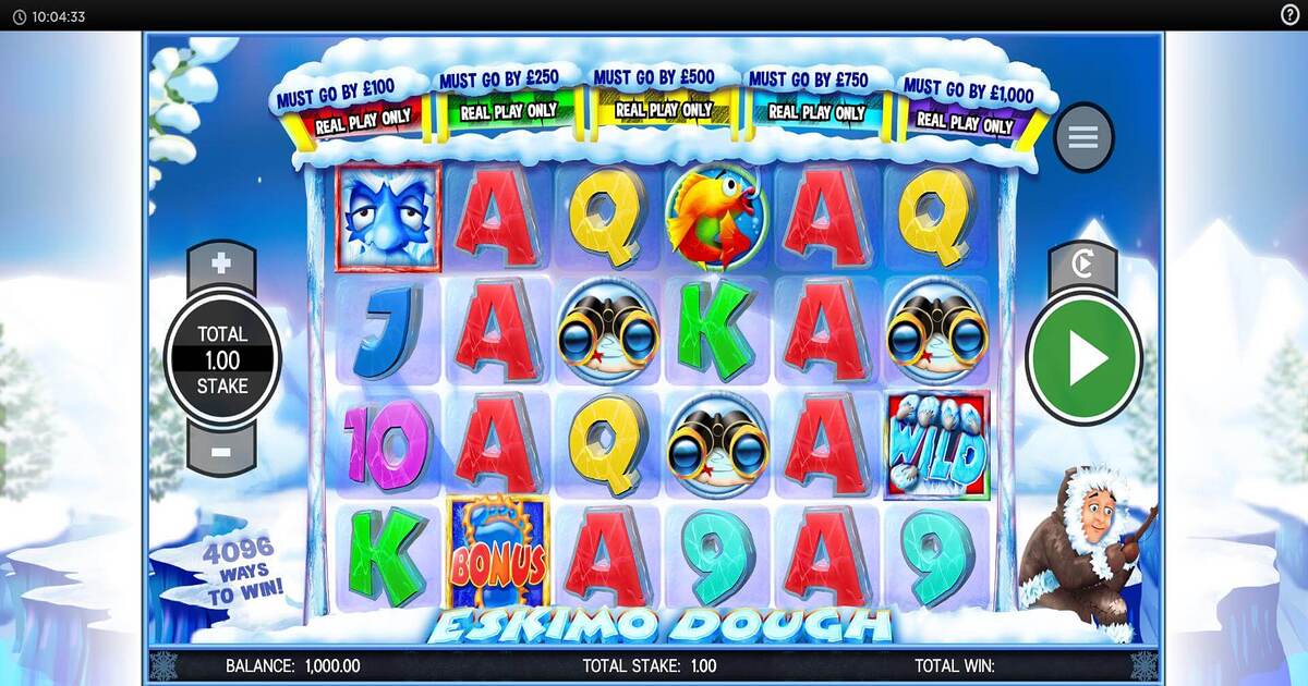 Eskimo Dough Slot Bewertung, Demo & Boni (96.35% RTP)