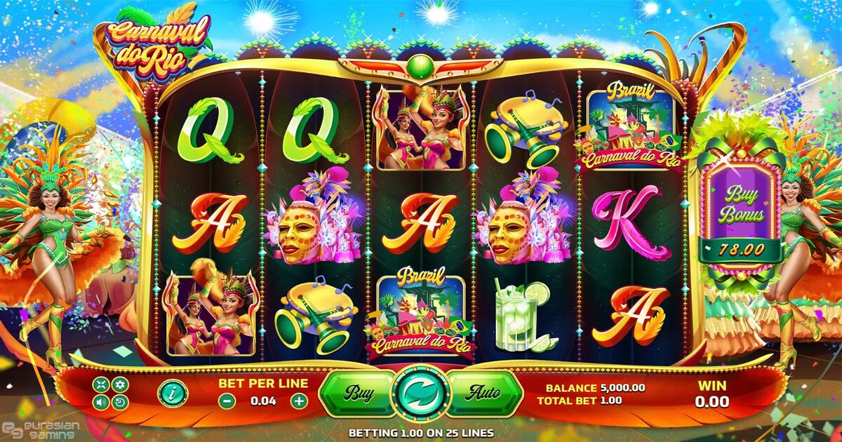 Eurasian Gaming Carnaval do Rio Slot Review, Bonuses & Free Play