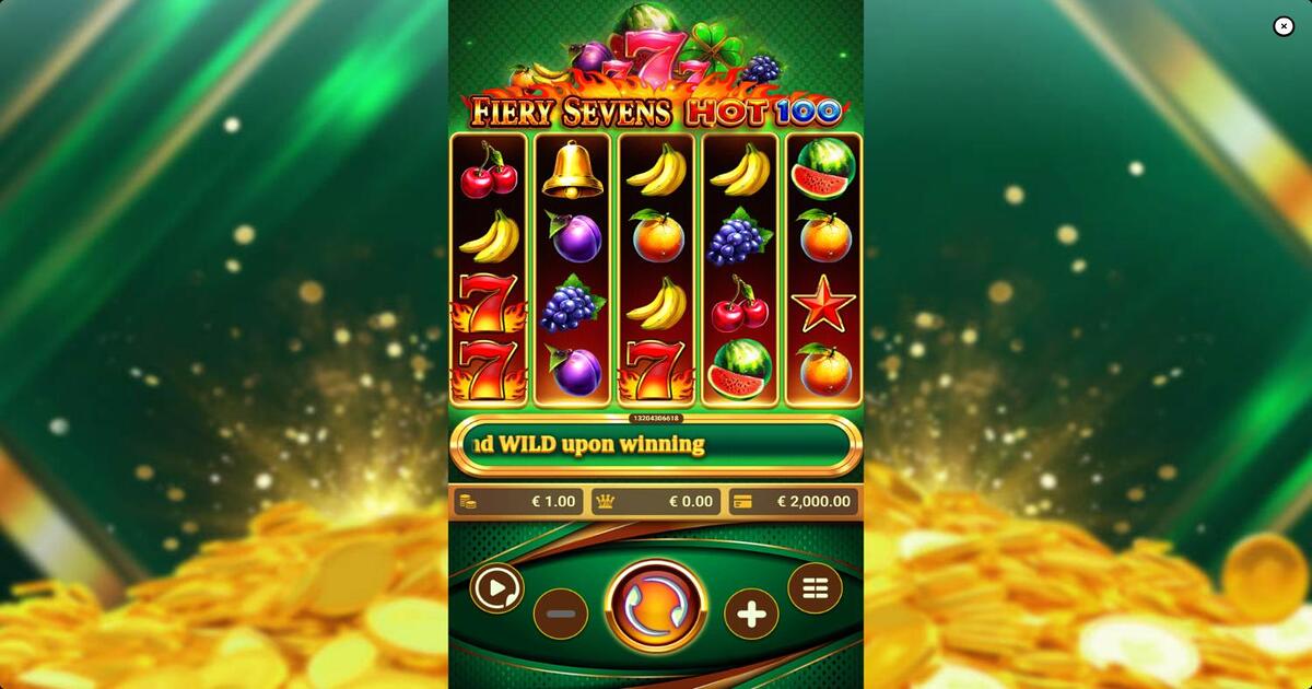Fiery Sevens Hot 100 Slot Review, Bonuses & Free Play