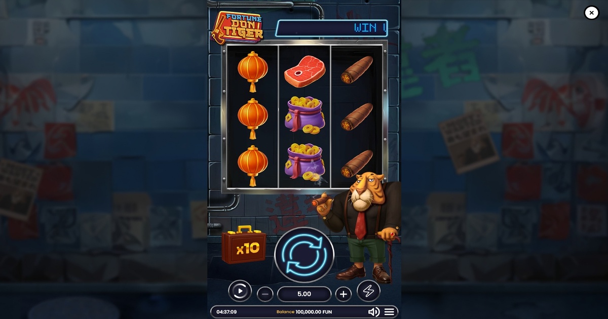 Fortune Don Tiger Slot Review, Bonuses & Free Play (96.83% RTP)