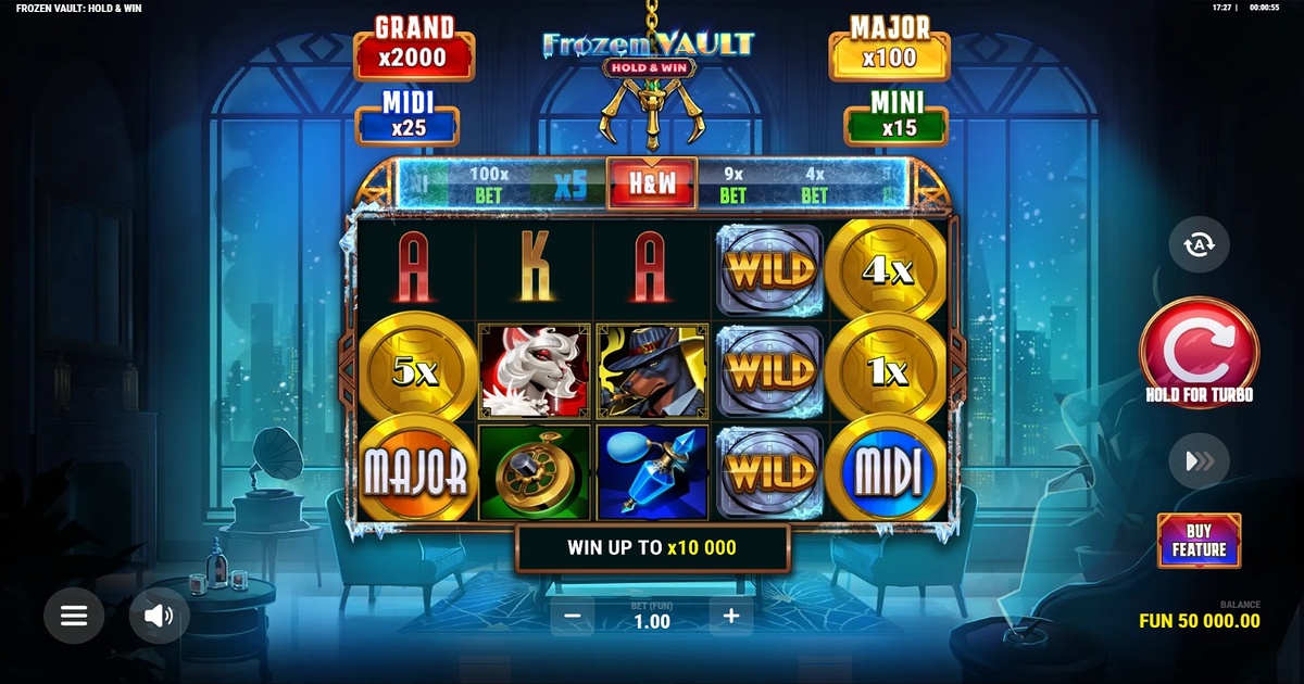 Frozen Vault Hold and Win Slot Review, Bonuses & Free Play (95% RTP)