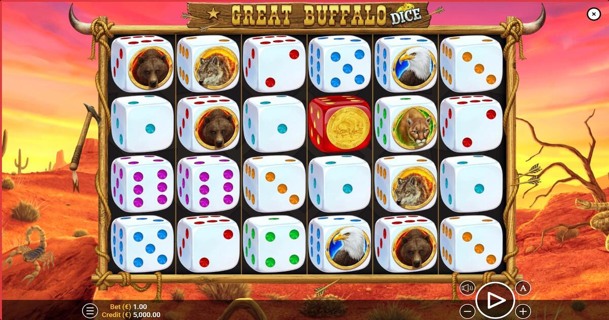 Great Buffalo Dice Slot Bewertung, Demo & Boni (97% RTP)