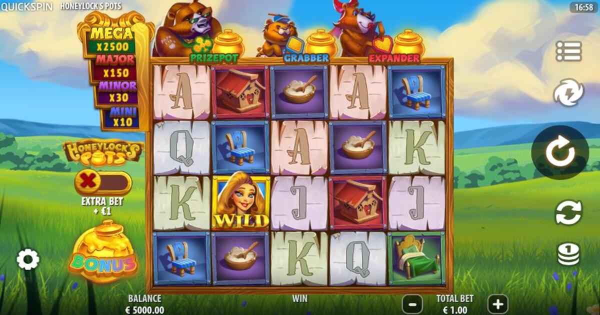 Honeylocks Pots Slot Review, Bonuses & Free Play (96.73% RTP)