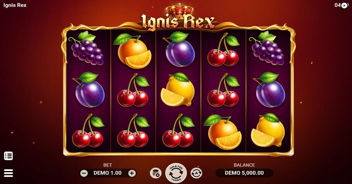Ignis Rex Slot Bewertung, Demo & Boni (96.07% RTP)