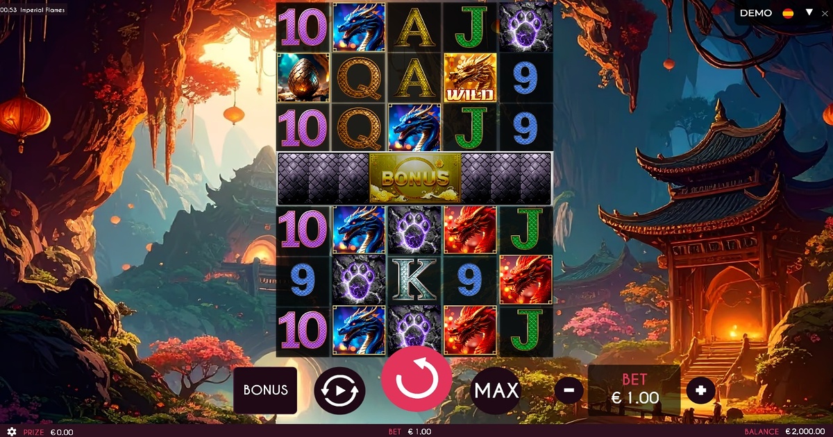 Imperial Flames Slot Review, Bonuses & Free Play (97.54% RTP)