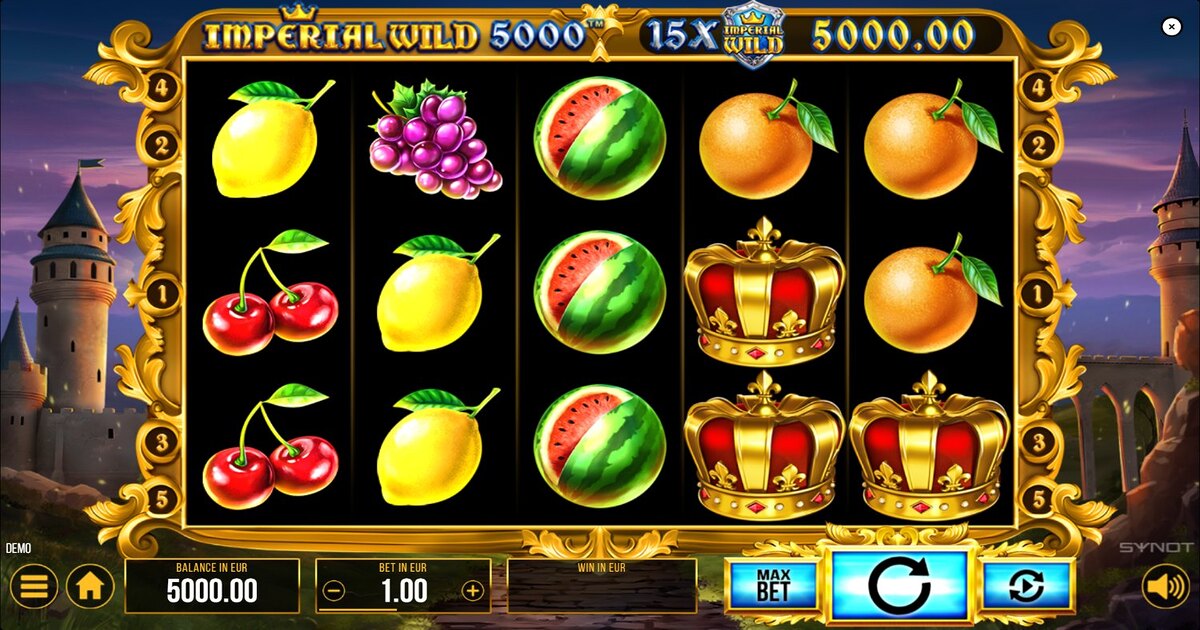 Imperial Wild 5000 Slot Review, Bonuses & Free Play (96.01% RTP)