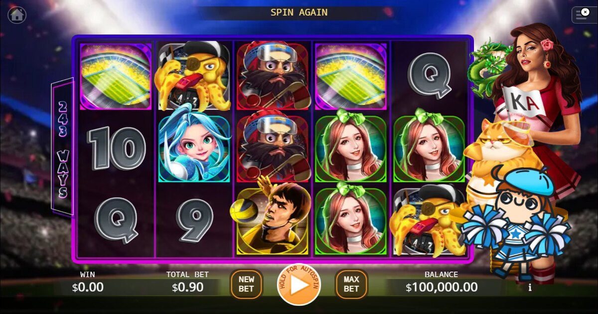 KA All Star Sports Day Slot Review, Bonuses & Free Play (96% RTP)