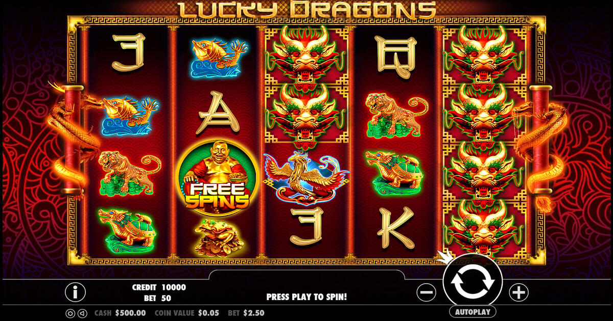 Lucky Dragons Slot Bewertung, Demo & Boni (95.19% RTP)