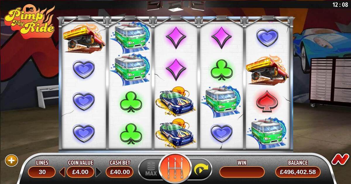 MTV Pimp My Ride Slot Bewertung, Demo & Boni (96.5% RTP)