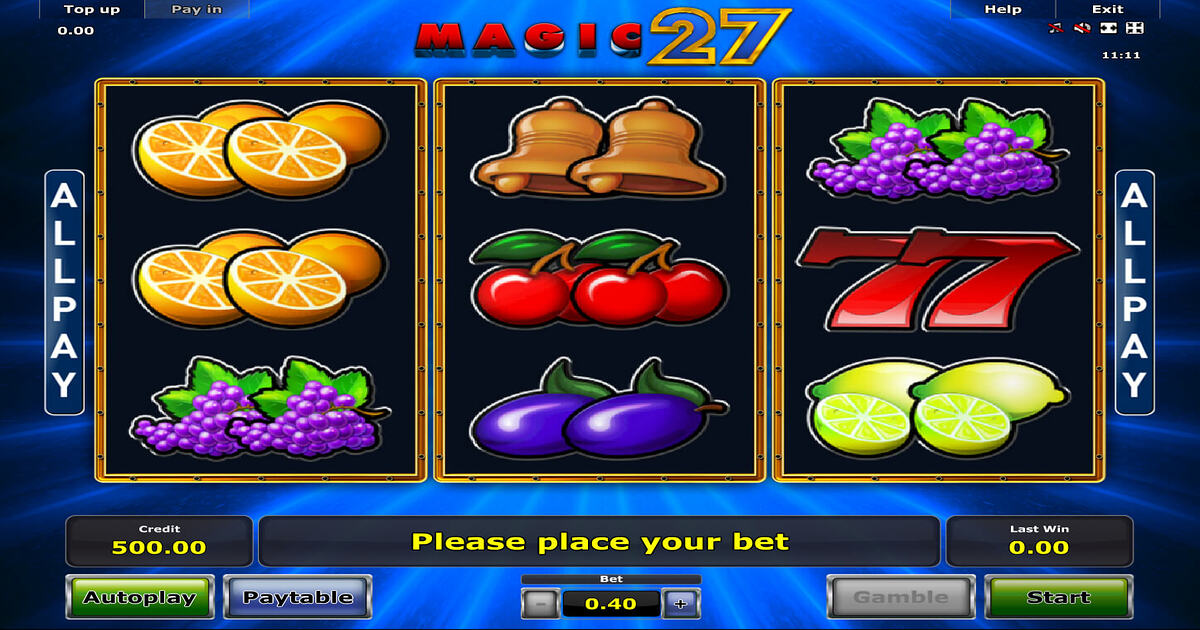 Magic 27 Slot Review, Bonuses & Free Play (95.08% RTP)