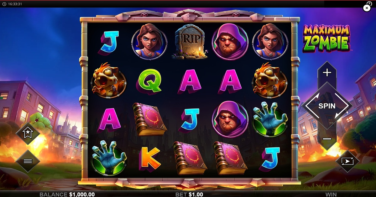 Maximum Zombie Slot Review, Bonuses & Free Play (96.03% RTP)
