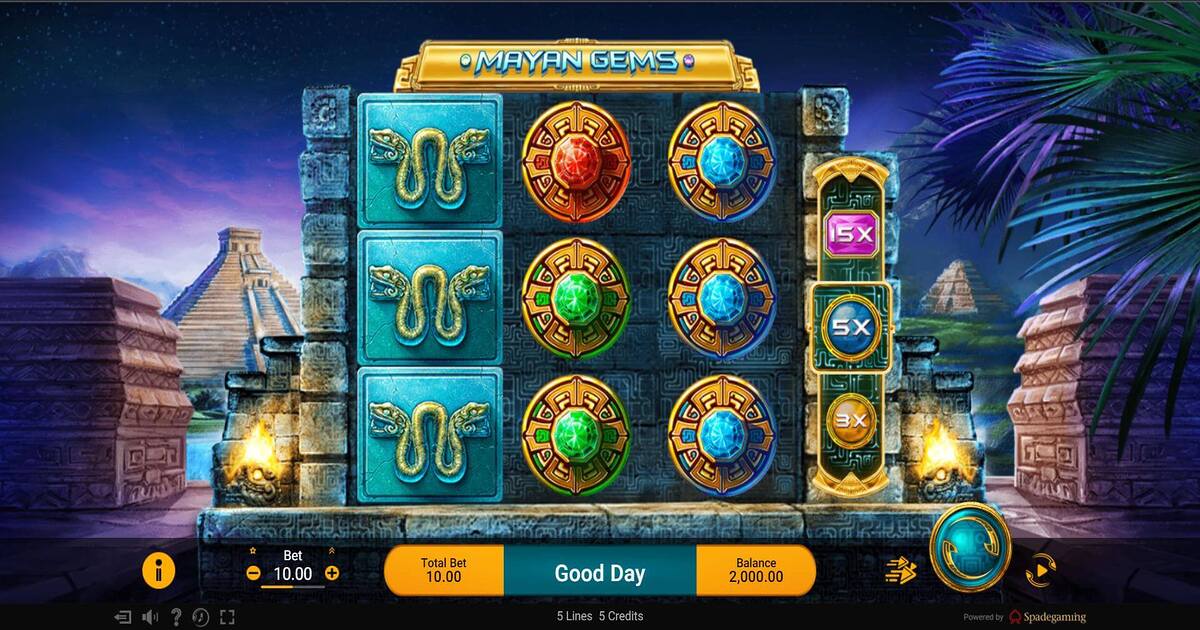 Avis, Bonus et Jeu Gratuit de la Machine à Sous Mayan Gems