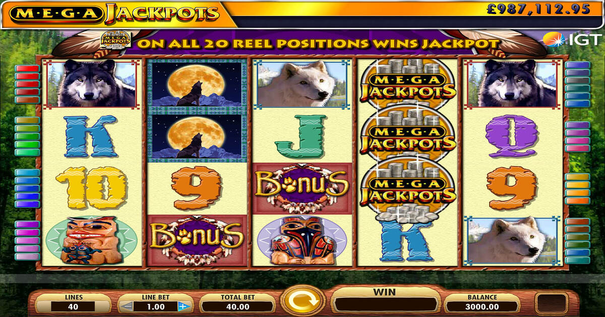 Mega Jackpots Wolf Run Slot Bewertung, Demo & Boni (93.04% RTP)