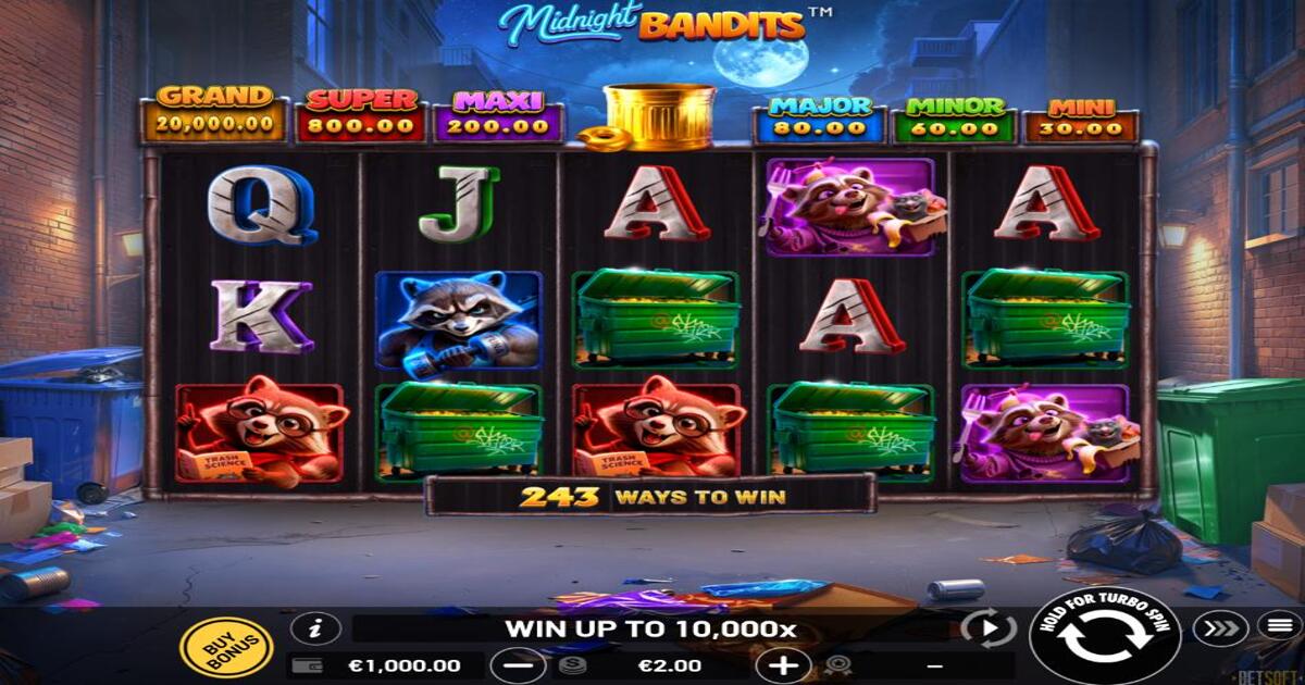 Midnight Bandits Slot Bewertung, Demo & Boni (96.04% RTP)
