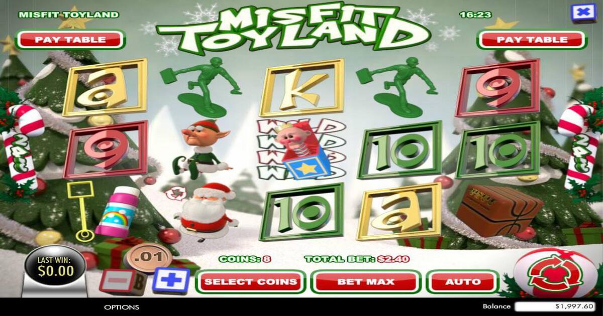 Misfit Toyland Slot Bewertung, Demo & Boni (94.71% RTP)