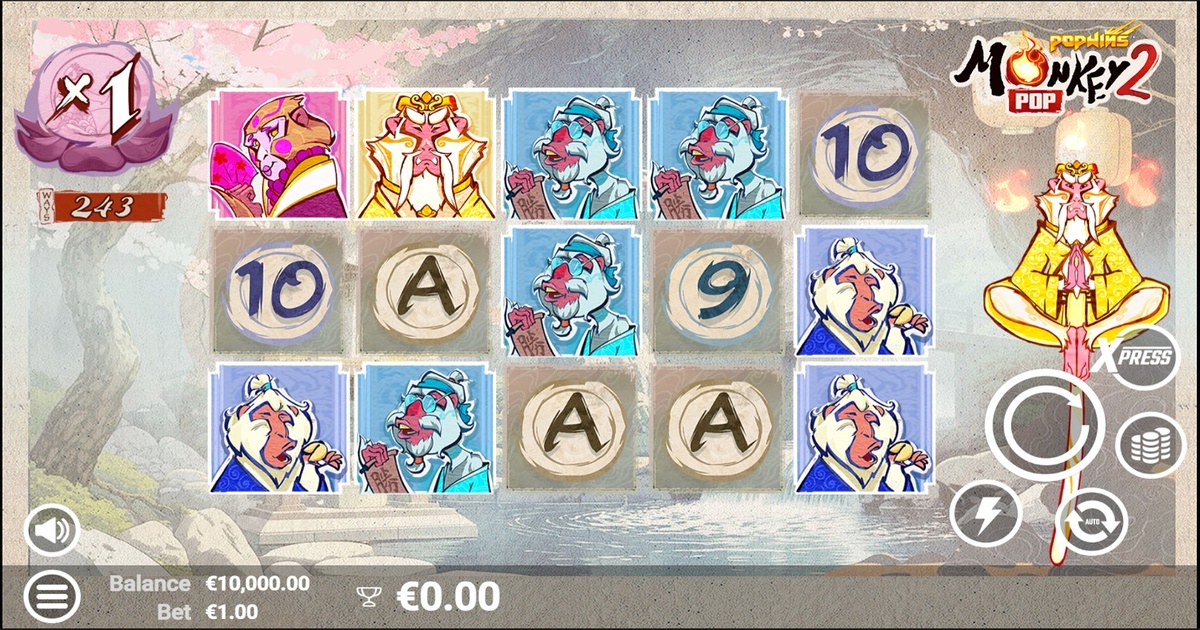 MonkeyPop 2 Slot Review, Bonuses & Free Play (96.34% RTP)