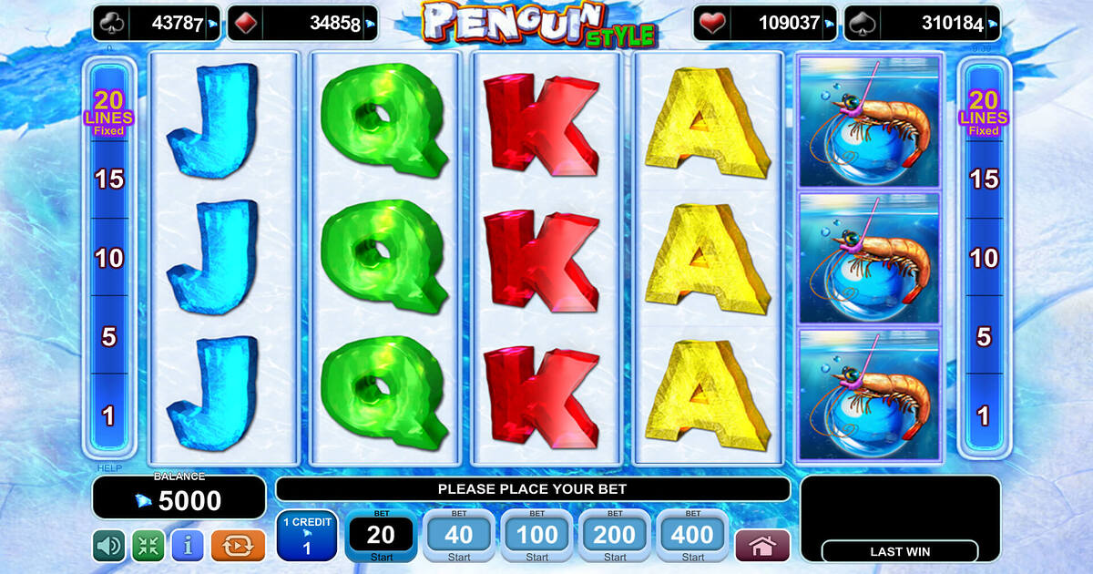 Penguin Style Slot Review, Bonuses & Free Play (96.08% RTP)