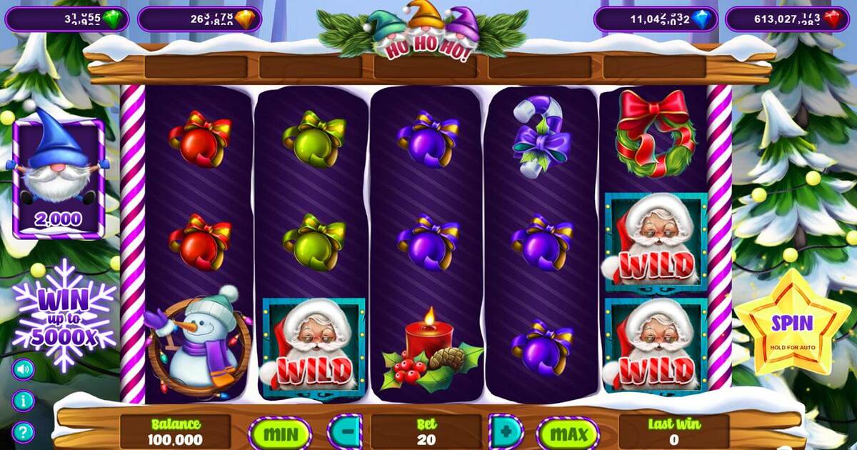 PopOk Gaming Ho Ho Ho Slot Bewertung, Demo & Boni (95.98% RTP)
