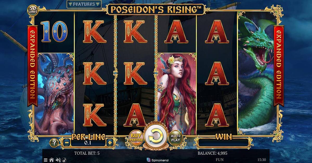 Poseidons Rising Expanded Edition Slot Bewertung, Demo & Boni (96.01% RTP)