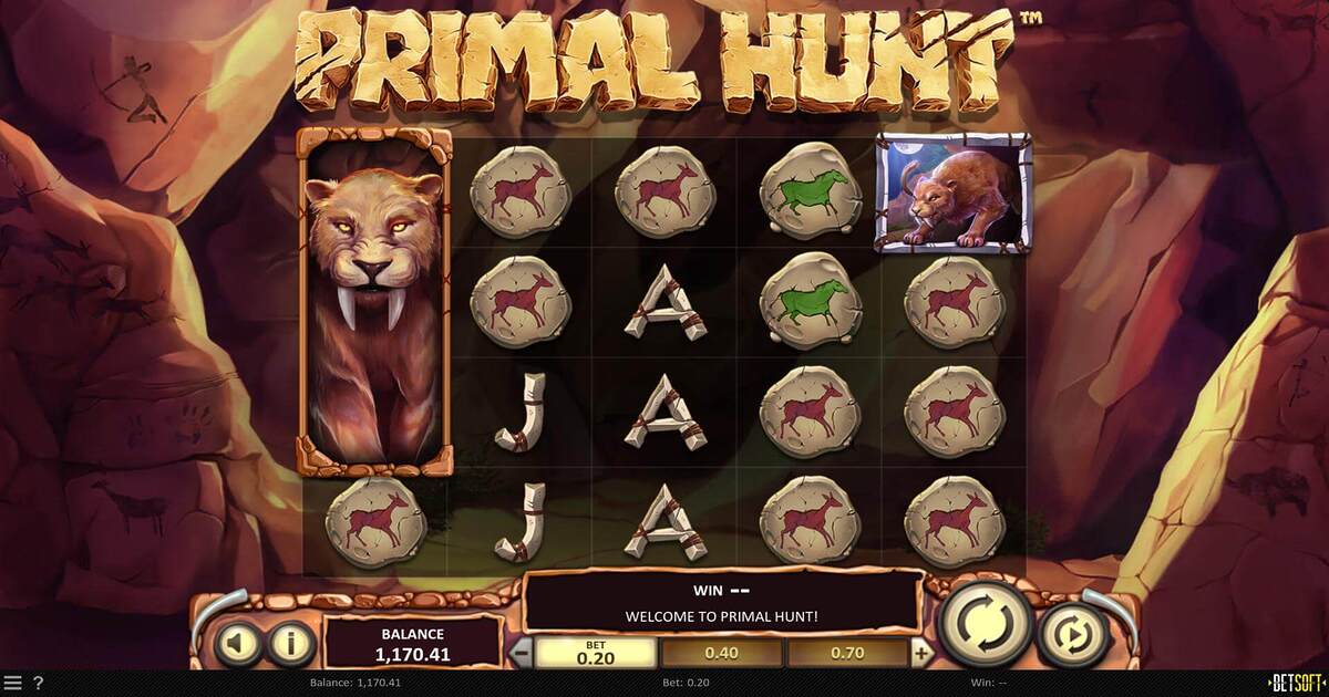 Primal Hunt Slot Review, Bonuses & Free Play (96.1% RTP)