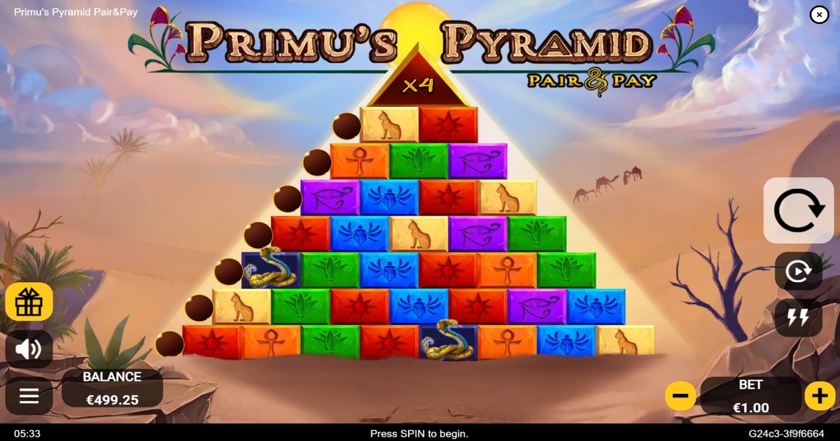 Primus Pyramid Slot Bewertung, Demo & Boni (95.78% RTP)