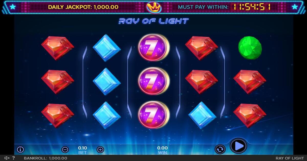 Ray of Light Slot Bewertung, Demo & Boni (96.39% RTP)